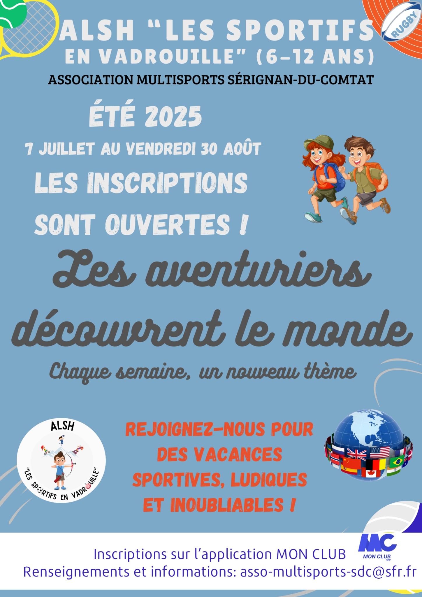 ALSH vacances scolaires - Association multisports Sérignan-du-Comtat
